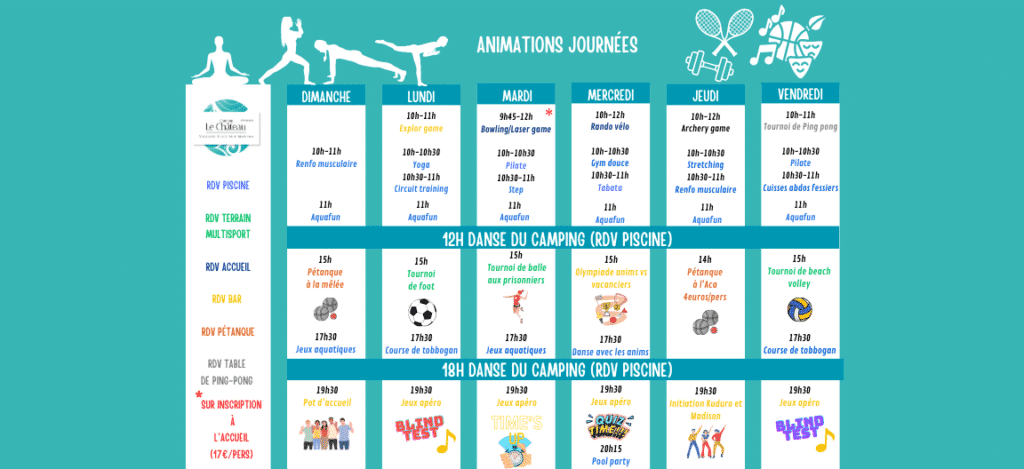 Camping avec activités à Saint-Hilaire-de-Riez | Le Château